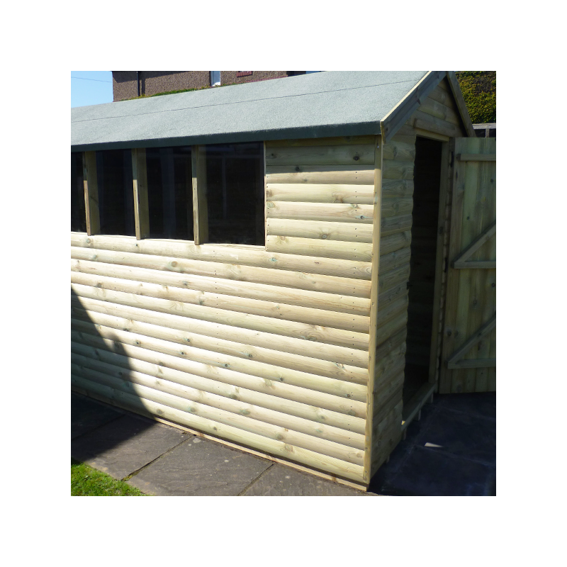 Deluxe Apex Loglap | Garden Shed | Jons Sheds
