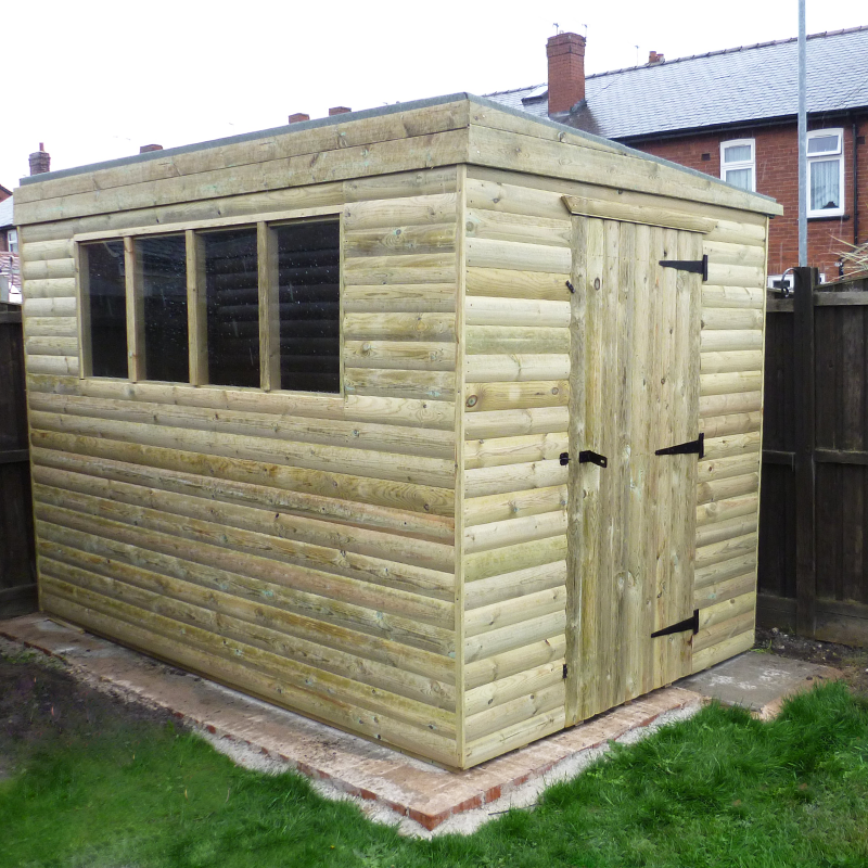Deluxe Royal Pent Loglap | Garden Shed | Jons Sheds